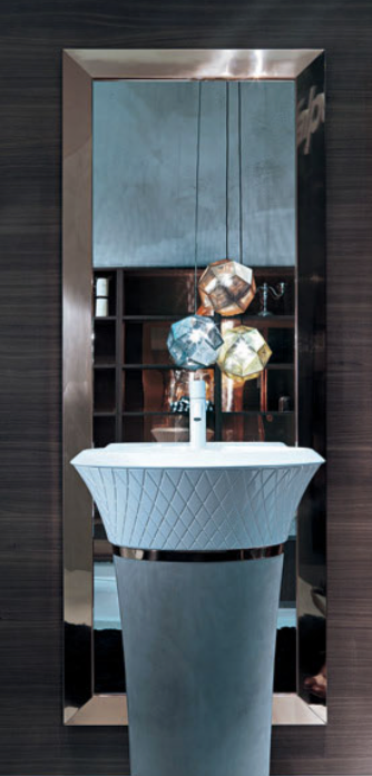 George Mirror with Inox Frame - Materialistique